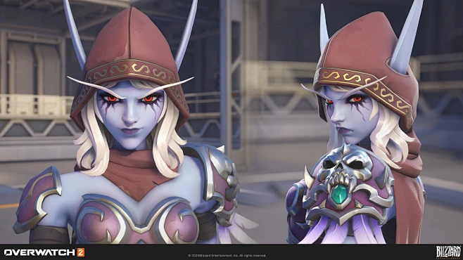Overwatch 2 : Widowmaker - Sylvanas (World of Warcraft Collaboration ...