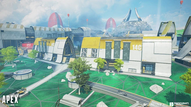 {游戏系列}美国 Apex（UI，角色，场景）-花瓣网