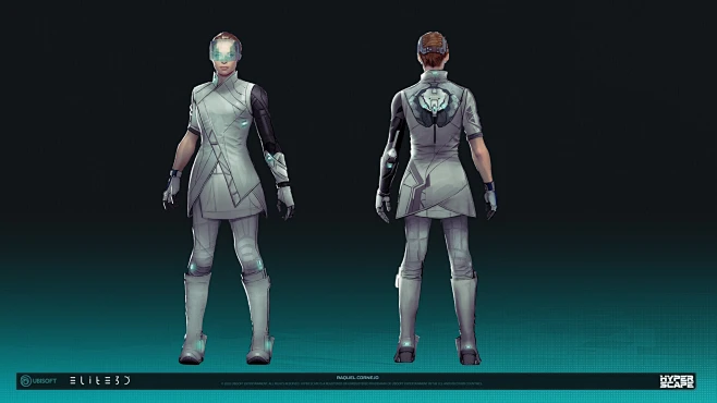 Ace Fox Skin Concept art Hyper Scape Ubisoft ı Season 3, Raquel Cornejo ...