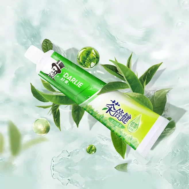 DARLIE好来(原黑人)牙膏茶倍健绿茶味190g清新口气防蛀祛除牙菌斑-tmall.com天猫-花瓣网