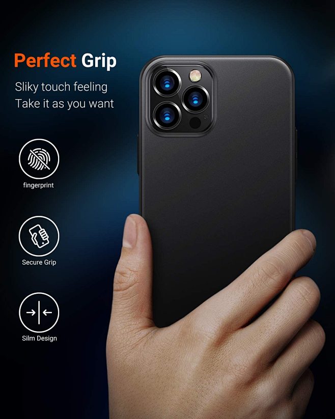 Amazon.com: TORRAS Slim Fit Designed for iPhone 12 Pro Max Case 6.7 ...