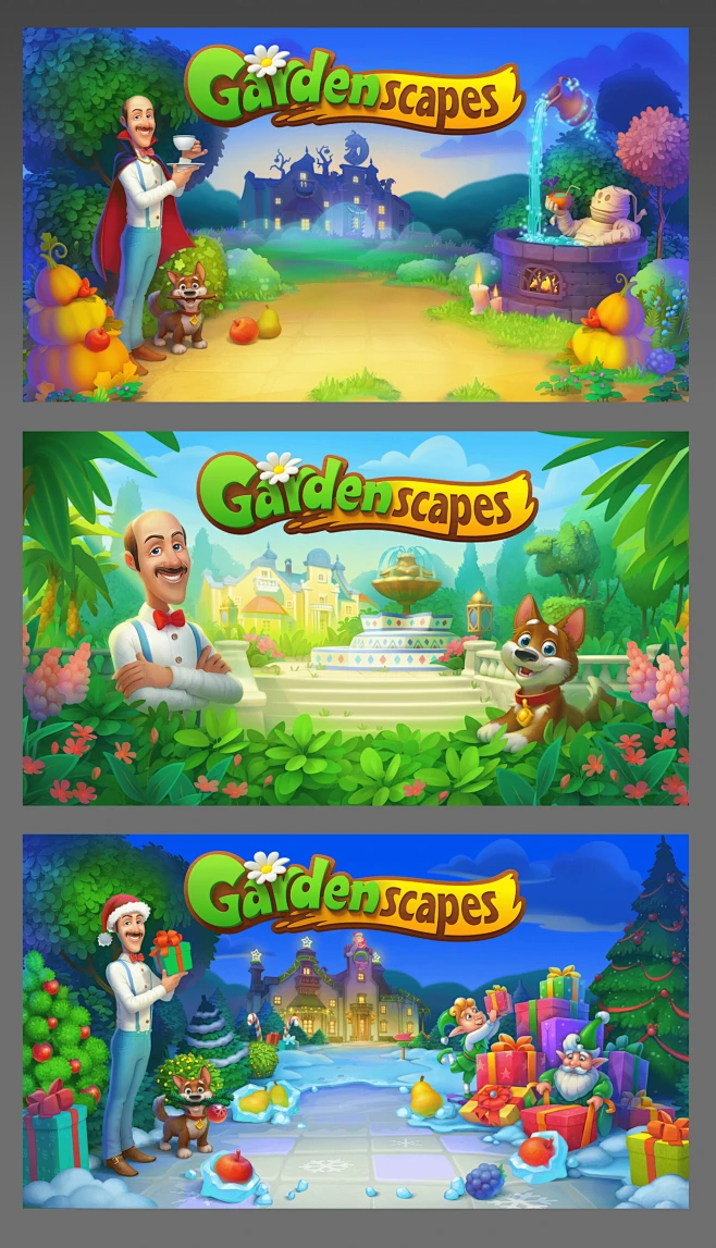 Characters, Playrix Games : Characters by Playrix Games on ArtStation.-花瓣网