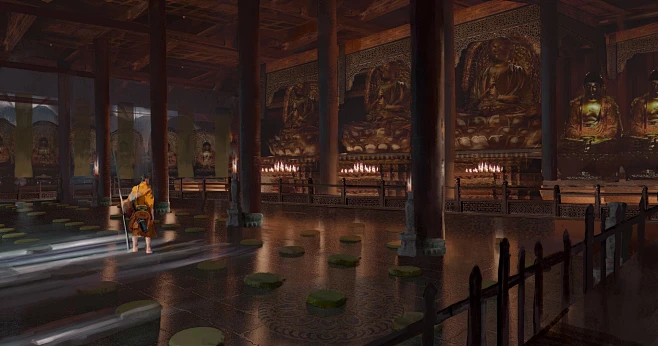 Ancient China武侠-Shaolin Temple, jun sun : Environmental design and ...