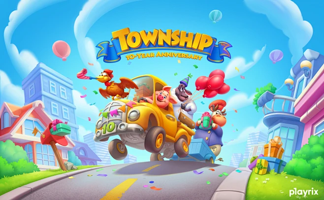 Township: Loading screen-花瓣网