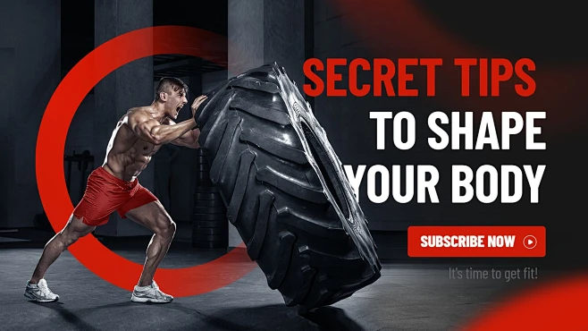 Simple Body Shaping Tips Sharing Youtube Thumbnail素材-花瓣网