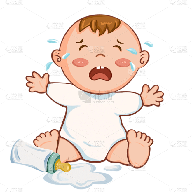 手绘-婴儿人物插画贴纸3