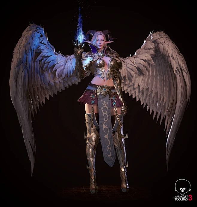 AREL, Dajeong Lee : Hello This is my first 3D character portfolio ...