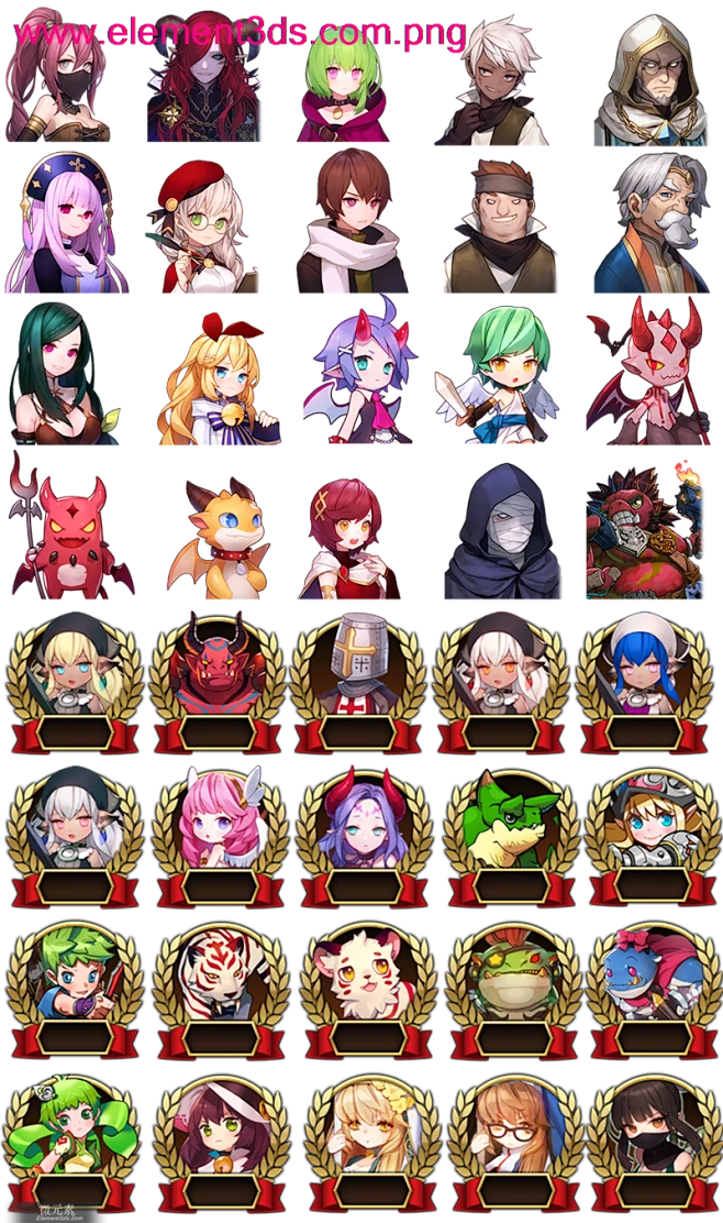 韩游《异次元的召唤师》2D资源包（278M）-手游资源-微元素Element3ds - Powered by Discuz!-花瓣网