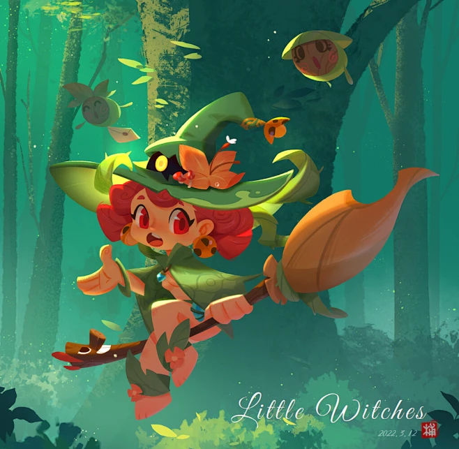 little witches~-花瓣网