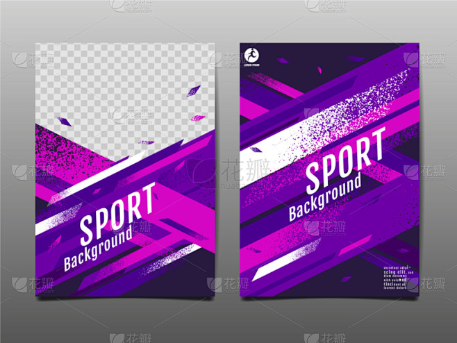 sport layout template design abstract