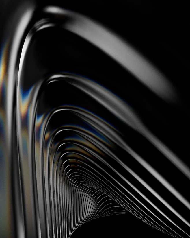 3D abstract cinema 4d redshift waves dispersion dark CGI (7)图片_背景暗黑图片素材-花瓣网