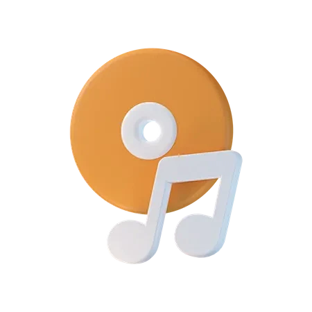 Music Cd 3D Icon