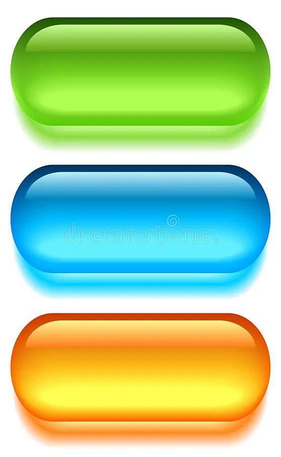 Glass button. Shiny gel buttons illustration on white background , # ...