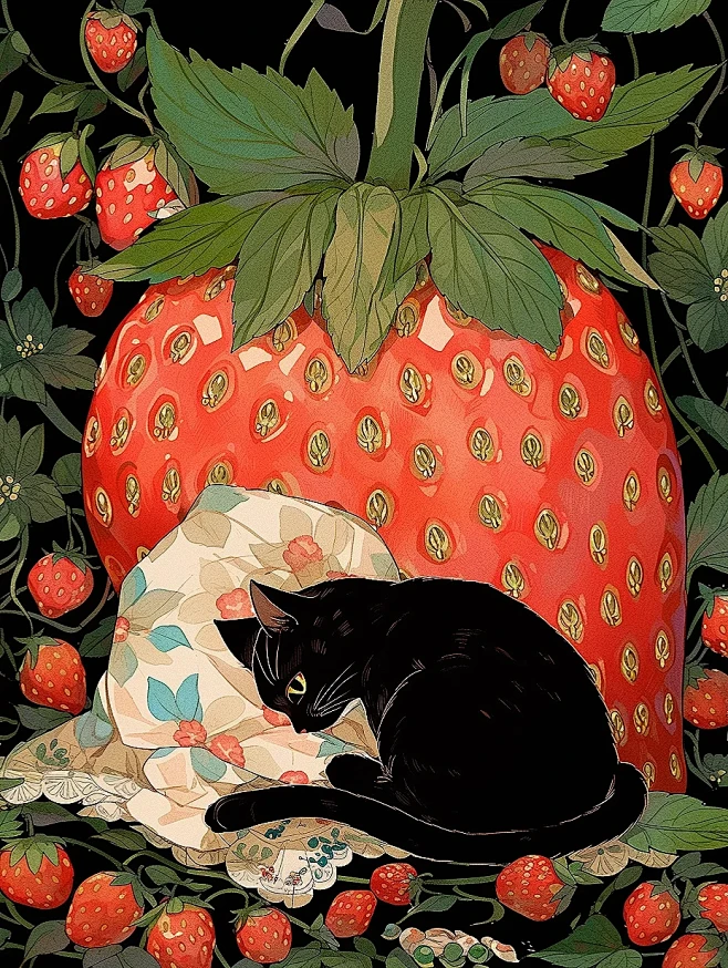 B613草莓喵星球-花瓣网