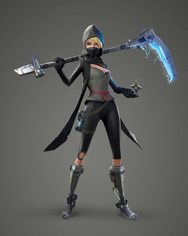 fn-ninja-female-花瓣网