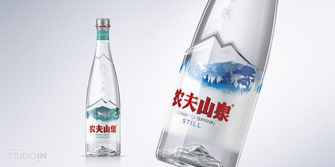 Nongfu spring water on Behance-1