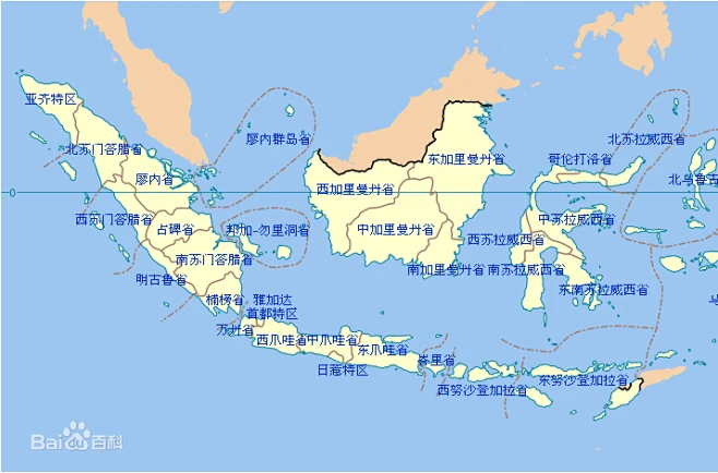 印度尼西亚行政区划图片_百度百科-花瓣网