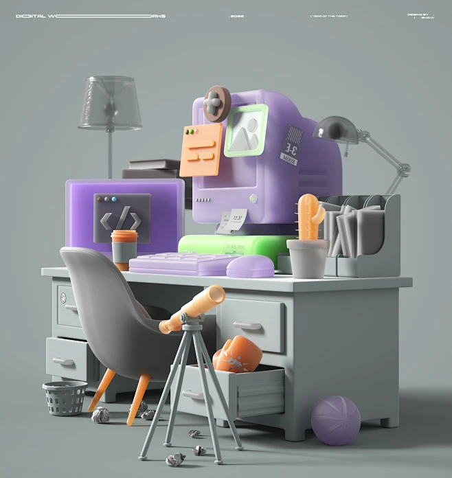 Digital Work_肖坤前_【68Design】-花瓣网