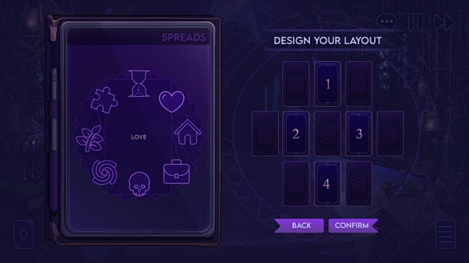 Eyebright- Card Reading UI-花瓣网