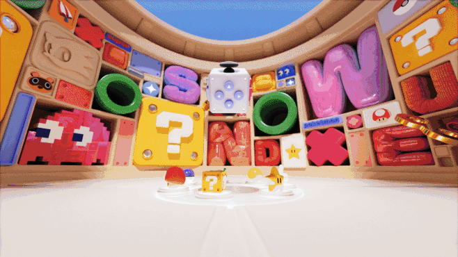 Nintendo world animation-花瓣网