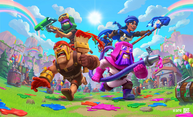 Color Fest - Clash of Clans 2.5D Cinematic