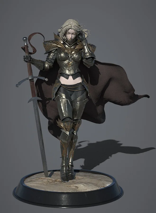 A站大佬 Gancheng Li 作品欣赏-CG角色-微元素 - Element3ds.com!-花瓣网