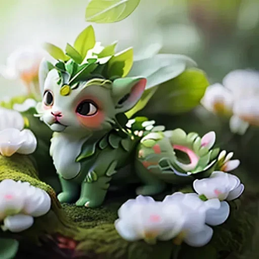 GC-Q版3D手办萌宠—炫彩龙宝-LoRA-叶谷星_谷尘DesignDog-LiblibAI-花瓣网