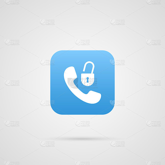 call lock icon vector. phone Lock vector app