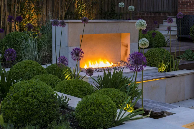 Kate Gould Gardens - Contemporary Garden Design Twickenham-花瓣网