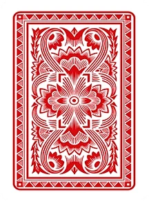 Classic Red Card Back-花瓣网