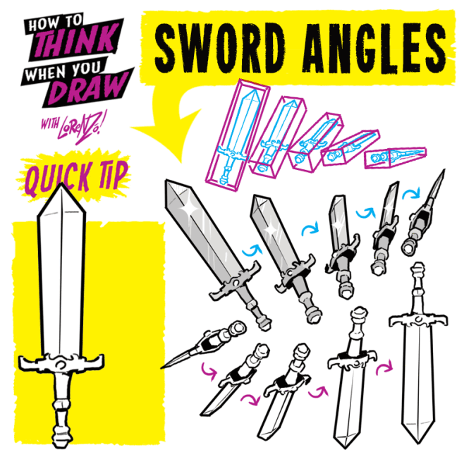 不同角度的剑 sword angles-花瓣网