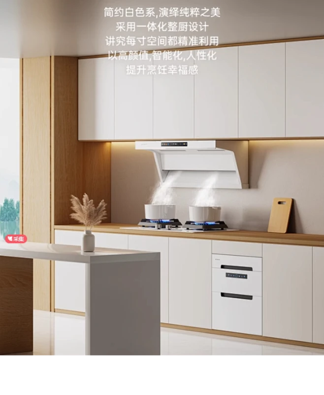 【白月光系列】森太顶侧双吸BA93变频大吸力抽油烟机套装烟灶消热-tmall.com天猫-花瓣网