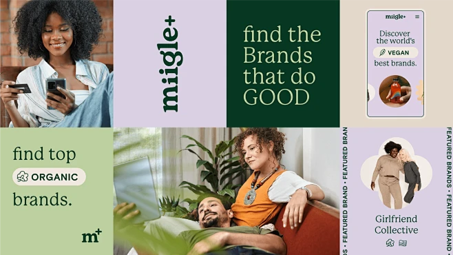 brand identity branding e-commerce Ecology green Instagram Templates ...