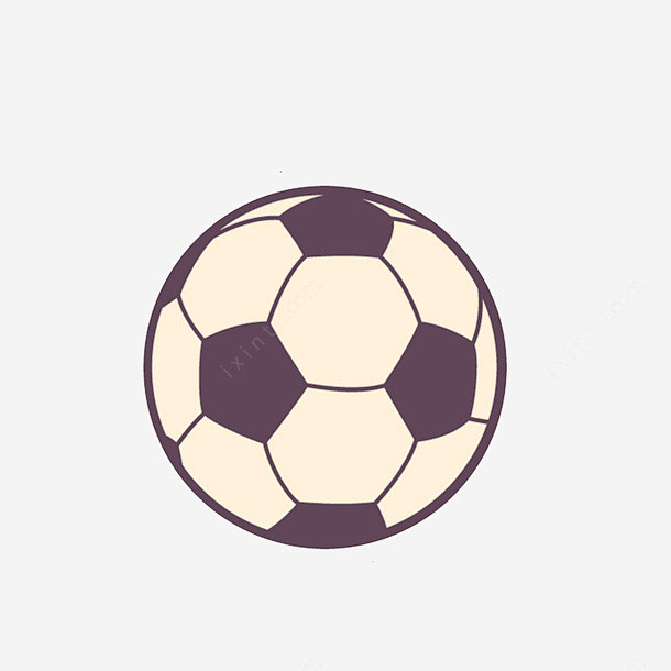 简笔手绘足球素材png免抠素材_新图网 https://ixintu.com 足球简笔画 简笔手绘 运动球类 用脚踢的球