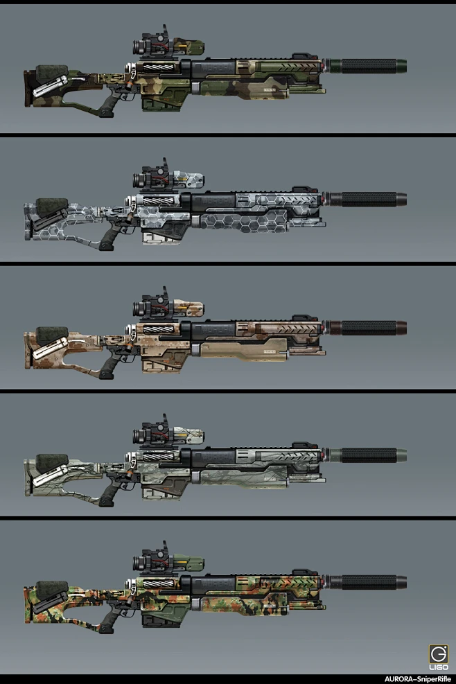 Fire Fall- Assault rifle concept, Jay Li : Fire Fall- Assault rifle ...