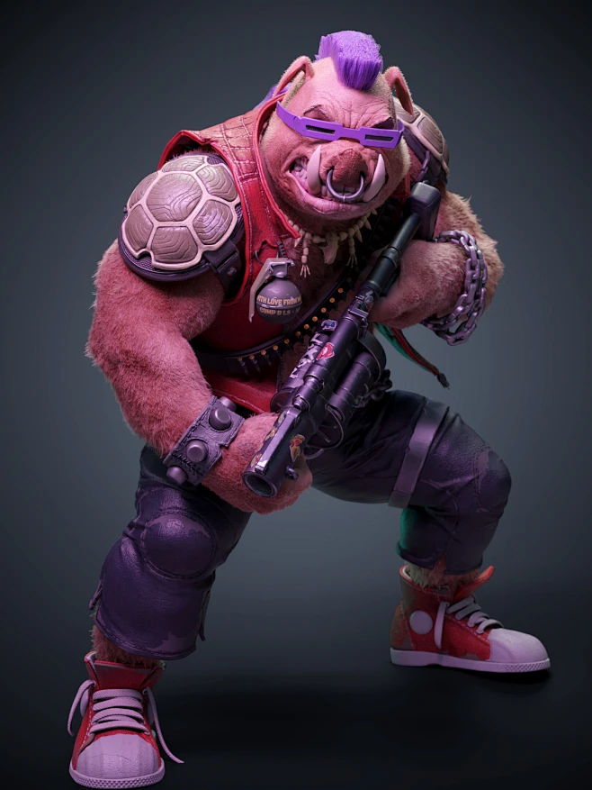 Bebop TMNT-花瓣网