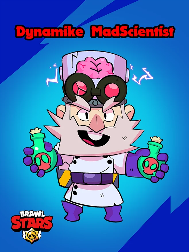 2D brawlstars Character concept game gamedesign supercell vfx-花瓣网