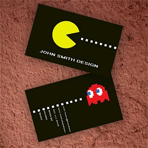 Pacman Business Card-花瓣网
