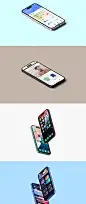 24款苹果iPhone 16手机UI界面设计展示效果图PS贴图样机模板素材 iPhone 16 – 24 Mockups Scenes插图12-花瓣网
