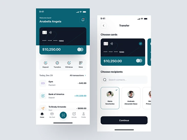 Smartpay - Fintech App by Barly Design Team for UI8 on Dribbble-花瓣网