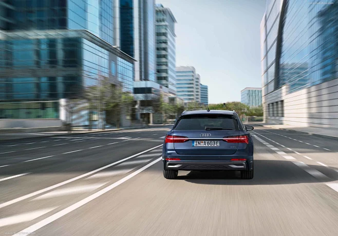 Image for 2023 Audi A6 Avant Firmament Blue Metallic - Exteriors ...