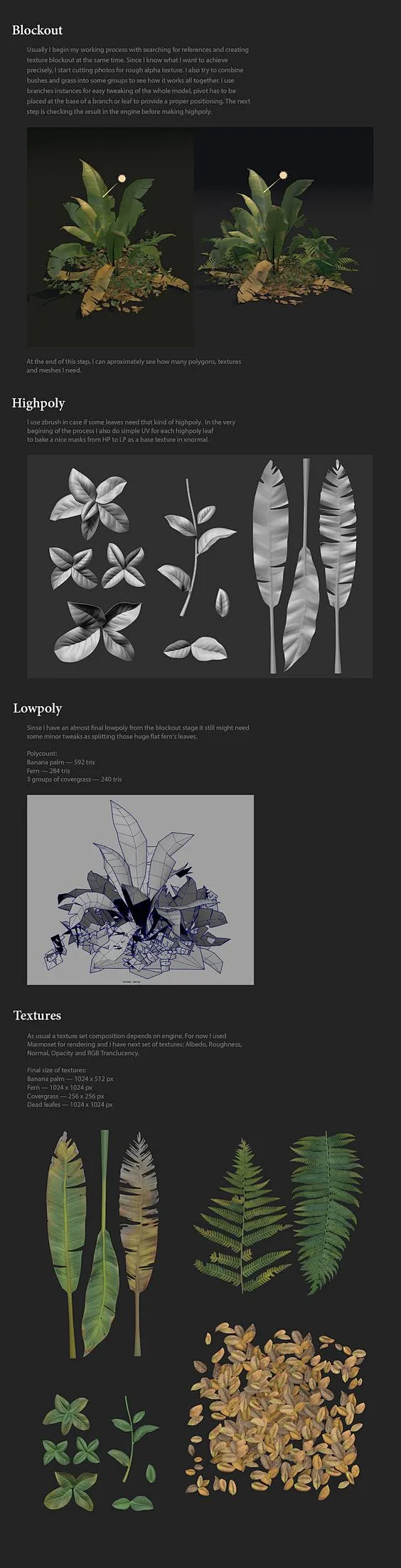 ArtStation - Foliage study, Vitaly Bobrov-花瓣网