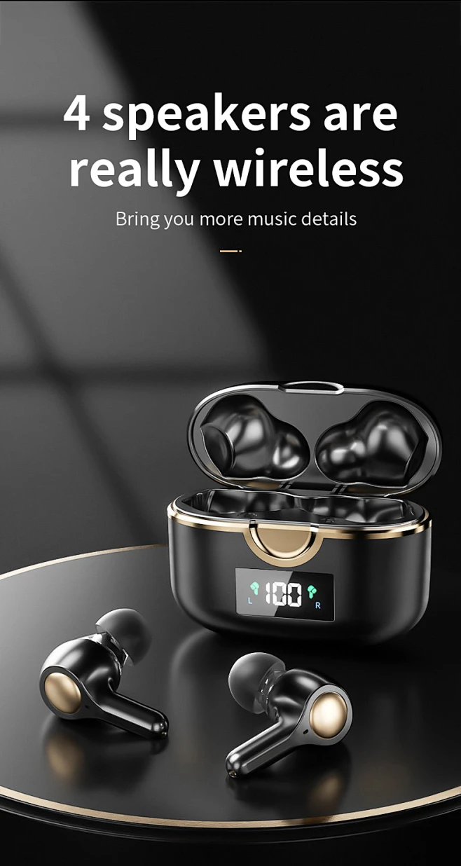 US $21.76 40% OFF|New TWS Wireless Earphone Bluetooth 5.0 Headphones In ...