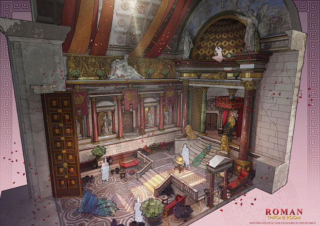 A Roman Throne Room