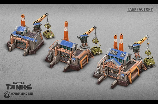 Battle Tanks - Base Buildings-花瓣网