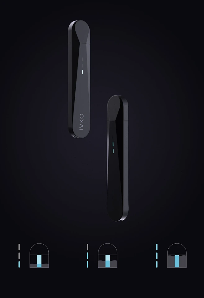 industrial design 3D Render visualization Vape smoke design keyshot 3d ...