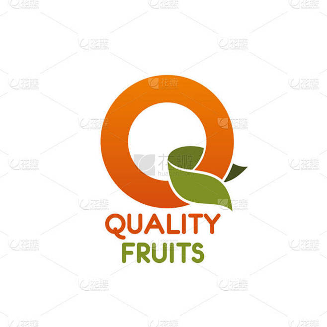 优质水果矢量字母 q 图标-花瓣网