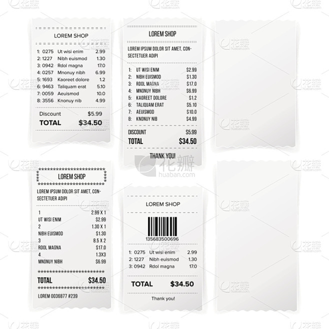 收据,帐单,自动取款机,白色,矢量,金融,纸,促销,检查,零售