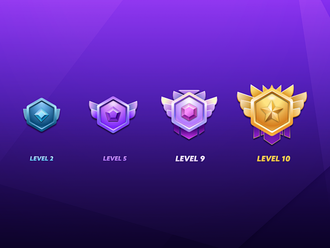 其中包括图片：Level badge