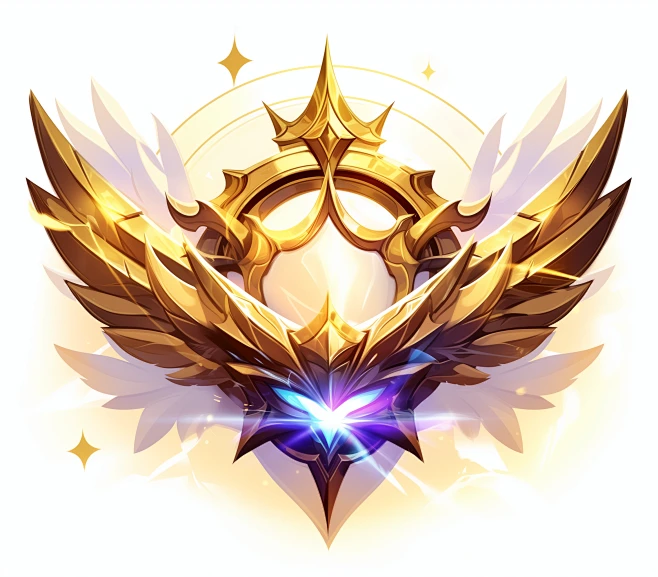 asmodeust3422_The_golden_League_of_Legends_crest_logo_is_on_a_w ...